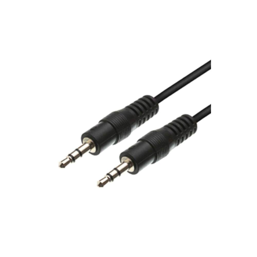 XTech Cable Audio 3.5mm a 3.5mm 0.9m Negro | PC Factory