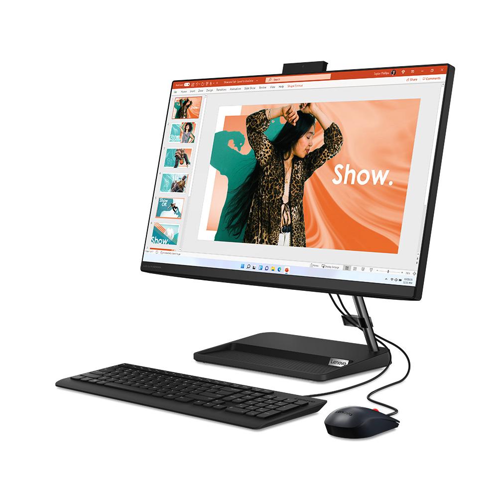 Lenovo All In One 23.8" FHD Intel Core i5-12450H 8GB 512GB SSD Windows ...